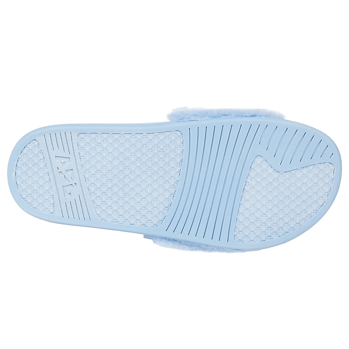 APL: Athletic Propulsion Labs Women's Shearling Slide, Ice Blue, 8