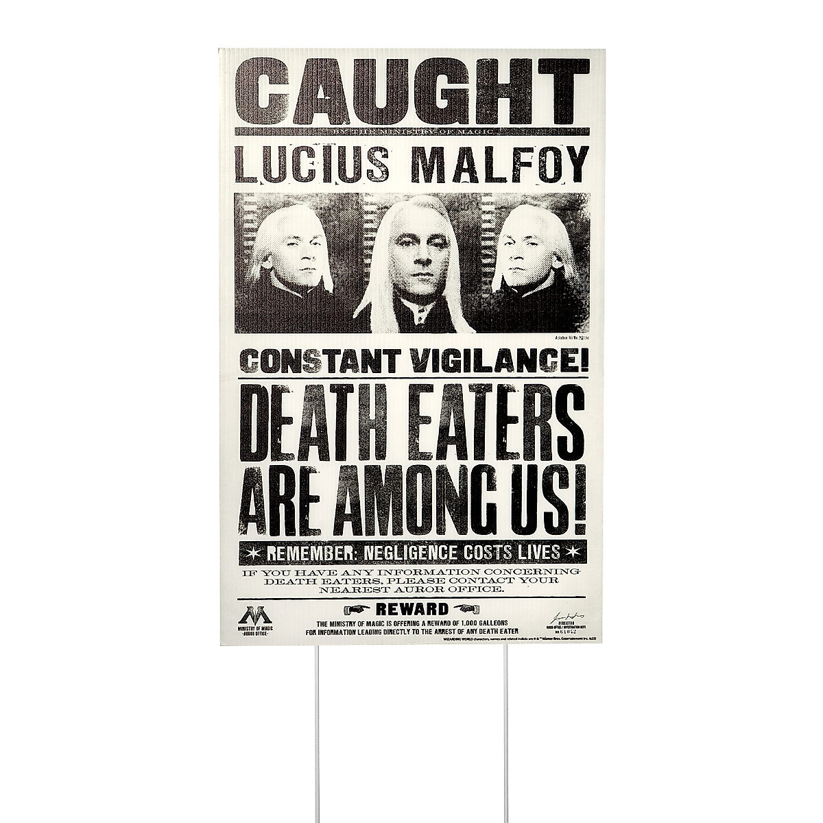 Rubie's Harry Potter Wanted Poster Signs Lawn Décor, As Shown, One Size