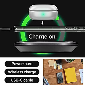 Spigen Ultra Hybrid OneTap Metal Ring MagFit Compatible with MagSafe Designed for Galaxy S23 Ultra Case (2023) - Black