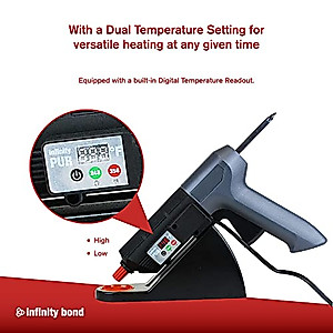 Infinity PUR 3000 FLEX 50 Dual Temp Corded PUR Hot Melt Applicator for 50 Gram Cartridges