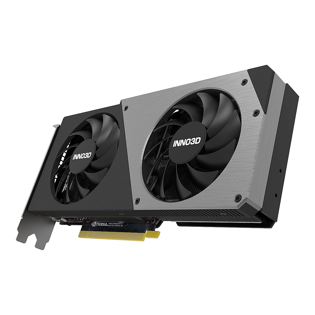 INNO3D Geforce RTX 4060 Ti 8GB Twin X2 OC Grafikkarte - 8GB GDDR6, 1x HDMI, 3X DP