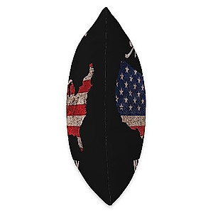 USA Classic Grunge Map Retro Apparel Asbury Park, New Jersey 1874 Throw Pillow, 16x16, Multicolor