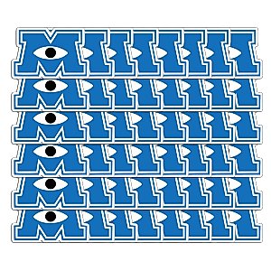 Stickers 48pcs Monsters Skateboard Bumper Inc Laptop Hat Motorcycle M for Kids Teens Adults Wall Decoration Bike Bedroom Car Water Bottles Hard Phone Case