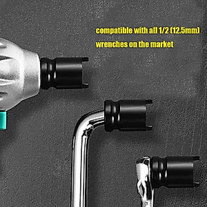 Rosojodg 1Pc Angle Grinder Socket Wrench Fast Removal Flange Nuts 100 Type Electric Spanner Power Tool Accessories for Household Maintenance Power Angle Grinders