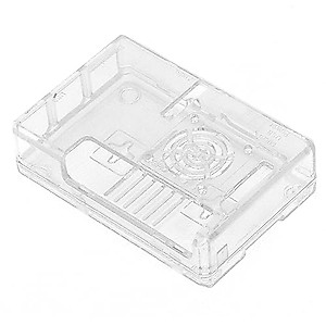 Transparent Case for Raspberry Pi ABS Cover Protective Clear Enclosure Case for Raspberry Pi 3 Plexiglas Klar Transparent durchsichtig, belüftet