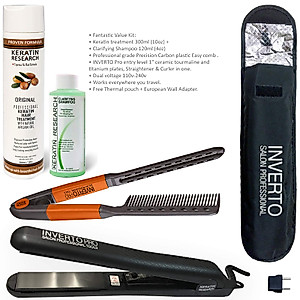 Complex Brazilian Keratin Blowout Hair Treatment 120ml Professional Results Straightens and Smooths Hair (KT 120ml (Keratin Treatment only)) Queratina Keratina Brasilera Tratamiento (VALUE KIT II)