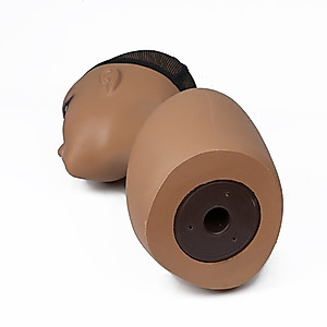 L7 Mannequin 4 Pcs Lifelike Female Plastic Mannequin Head Wig Stand Realistic Wig Display Head Props