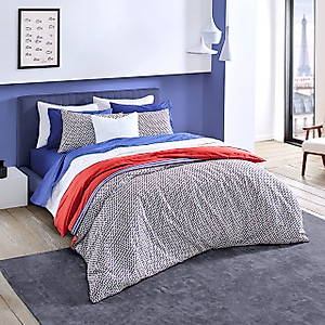 Lacoste Grove Duvet Set, King, Red