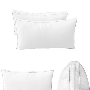 Prolinemax |Cover ONLY| Outdoor Style 2 Crib Piped Trim Daybed Mattress Bolster Pillow Fitted Sheet AD106