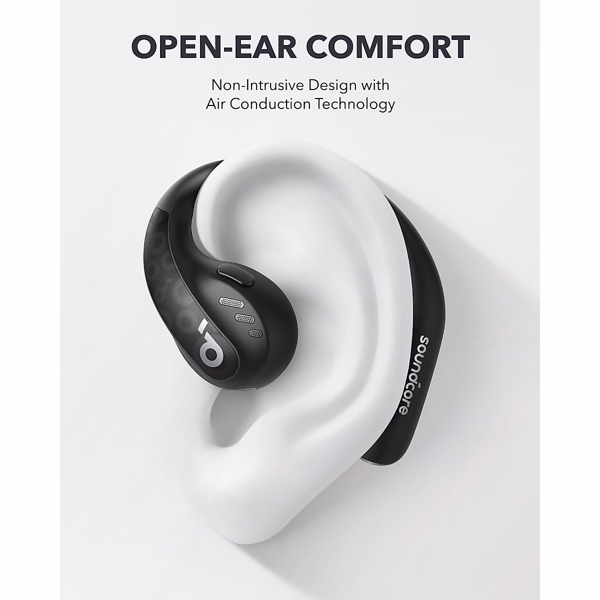 Soundcore by Anker AeroFit Pro Open-Ear Headphones with Space Q45 Noise Cancelling Headphones, Ultra Comfort, Secure Fit, Ergonomic Design, Rich Sound with LDAC, IPX5 Water-Resistant, 46H Playtime