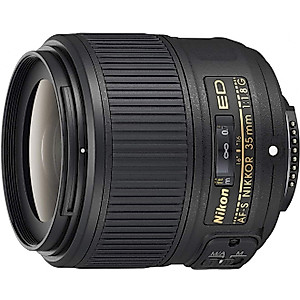 Nikon AF-S NIKKOR 35mm f/1.8G ED Fixed Zoom Lens with Auto Focus for Nikon DSLR Cameras