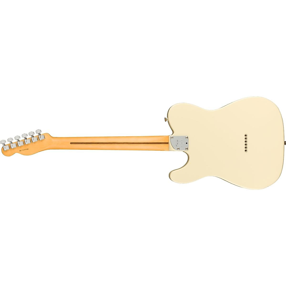 Fender 6 String Solid-Body Electric Guitar, Right, Olympic White (0113940705)