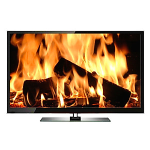Fireplace DVD - Fireplace XXL - Filmed in HD - 2 DVD Set with Double Extra Long Fires with Burning Wood Sounds