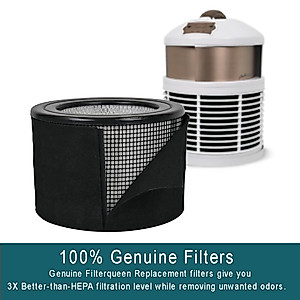FilterQueen Defender Air Purifier Replacement Filter Bundle, Medi-Filter and Charcoal Pre-Filter Wraps