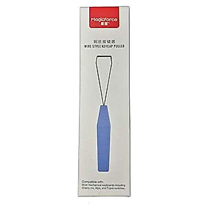 Keycap Puller Black Stainless Steel Keycap Removal Tool Expert for Mechanical Keyboard Magicforce by Qisan