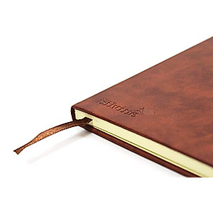 Silvine Executive Soft Feel Pocket Notebook Ruled with Marker Ribbon 160pp 90gsm 143x90mm Tan Ref 196T