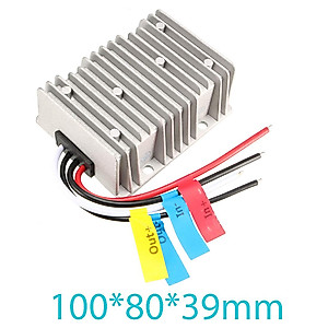 uxcell Voltage Converter Regulator DC/DC DC 24V Step-Up to DC 48V 10A 480W Power Boost Transformer Waterproof