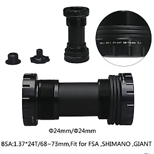 GANOPPER 30T MTB Crankset 1X Mountain Bike Crank Arm Set 170mm with 68mm 73mm BSA Bottom Bracket for MTB BMX Road Bicycle