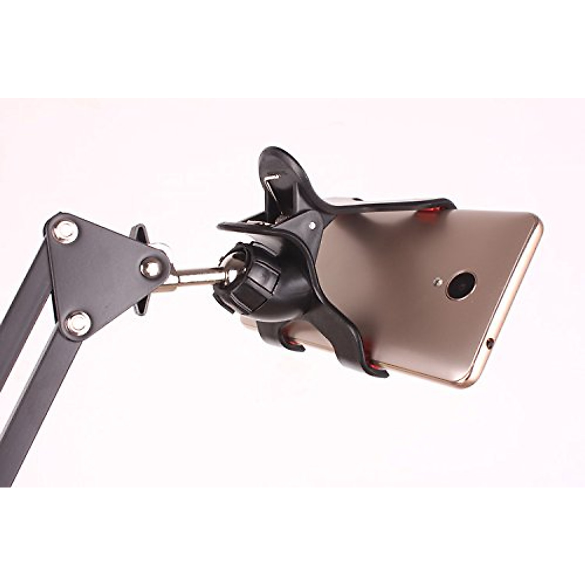 Acetaken 33'' Articulating Arm Phone Mount Stand for Baking Crafting Demo Videos / Live Streaming (Compatible with 4-6.5'' Screen Smartphone)