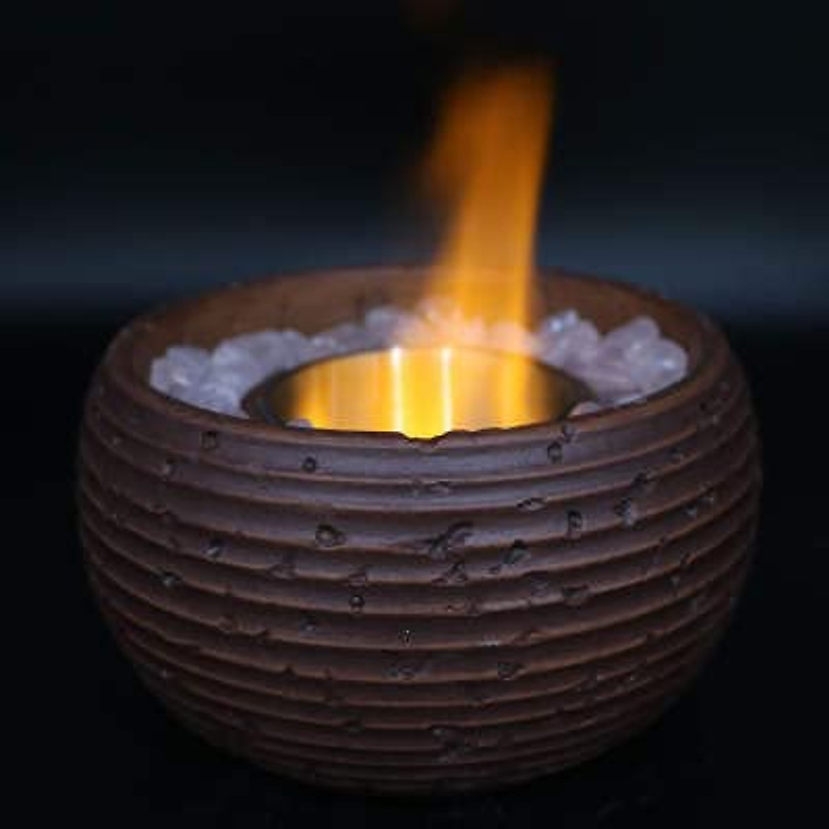 Tabletop Fire Pit, Mini fire Pit, Indoor fire Pit Tabletop, Personal Fireplace, Tabletop Fireplace, Table top fire Pit Bowl Use Iso-Isopropy