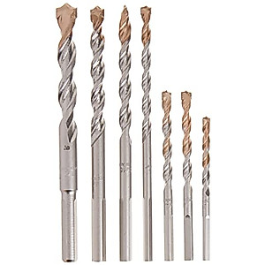 DEWALT Masonry Drill Bit Set, Percussion, Concrete & Block, 7-Piece (DW5207)
