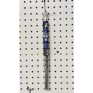 SOMADA 1/2-Inch x 12-Inch Auger Drill Bit for Wood, Hex Shank 3/8-Inch, Ship Auger Long Drill Bit for Soft and Hard Wood, Plastic, Drywall and Composite Materials