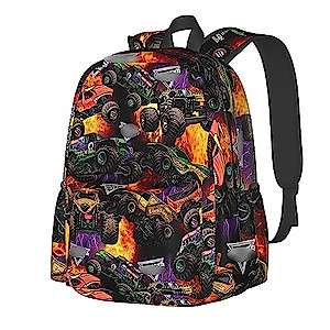 Mysydbmd Truck Backpack 15.6 Inch Capacity Laptop Backpack Casual Travel Sports Bag