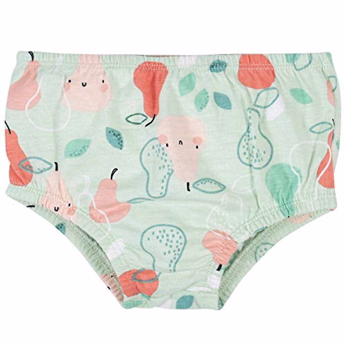 Gerber Baby Girls' 3-Piece Sundress, Diaper Cover and Hat Set, Green Pear, 5T