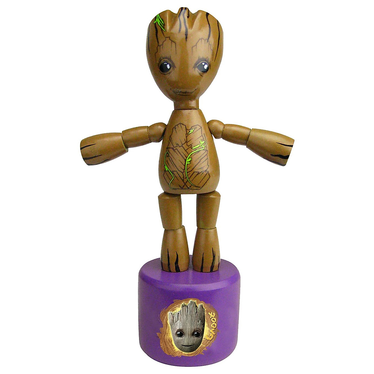 Entertainment Earth Guardians of The Galaxy Vol. 2 Groot Wood Push Puppet