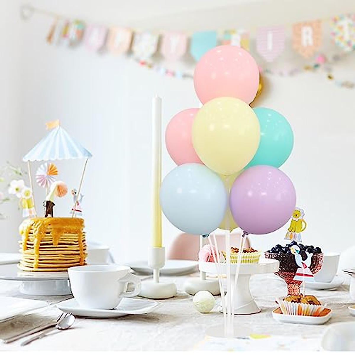 Balloon Stand Kit For Table Centerpieces Pastel Balloons Holder Baby Shower Birthday Party Decorations