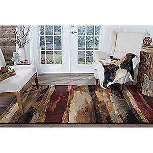 Universal Rugs Dakota Modern Contemporary Large 8x10 Area Rug for Living Room, Dining, Bedroom, Entryway, Kitchen, Hallway, Alfombras para Salas Modernas Grandes, 7 ft 10 in x 10 ft 3 in, Multi-color