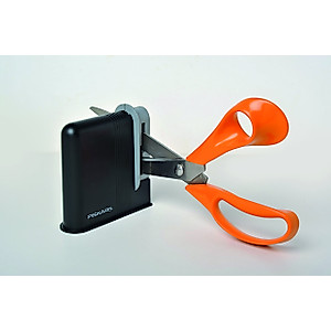 Fiskars 1005137 Scissors Sharpener, 3.5 x 10.2 x 9.8 cm, Orange