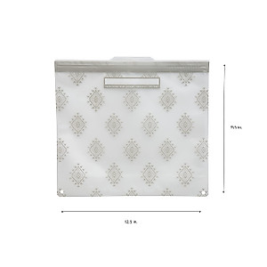 Kitchen Details 4 Pack Reusable Gallon Bags | Airtight Zipper Seal | Leak Proof | BPA Free | Food Safe Material | Food Storage | Freezer Safe | Grey