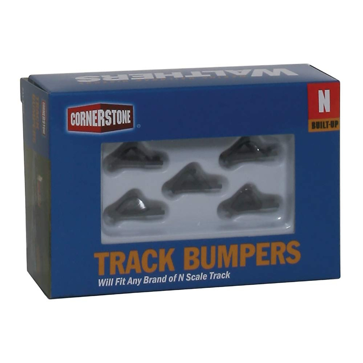 Walthers, Inc. ups Track Bumper, Dark Gray, 8
