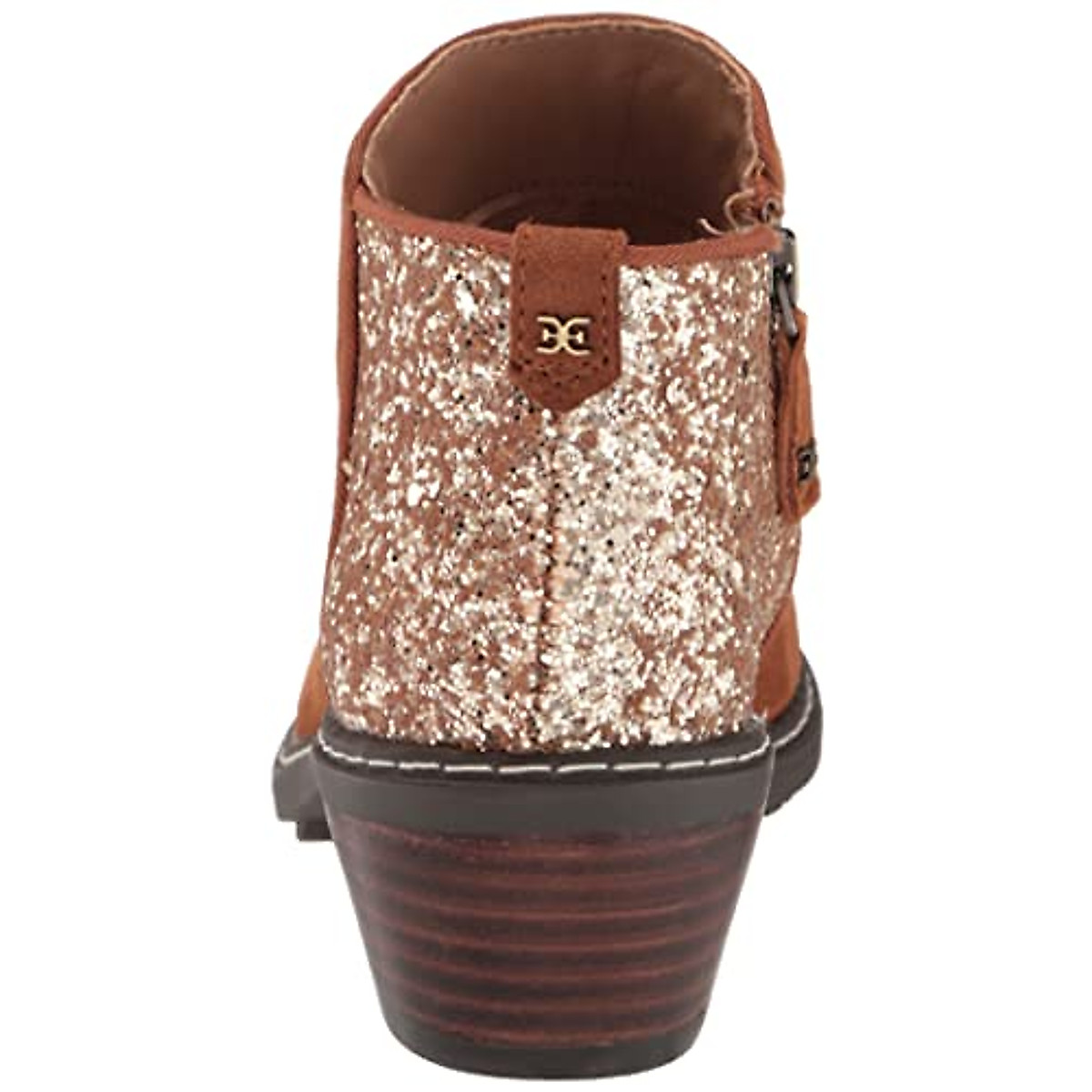 Sam Edelman Girls Pryce Mini Ankle Boot Frontier Brown/Jute 2 Medium