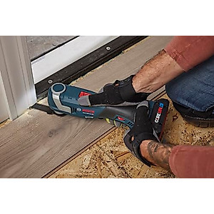 BOSCH GOP18V-34N 18V Brushless StarlockPlus Oscillating Multi-Tool Bare Tool, Cordless, Variable Speed, with 1-1/4 In. Bi-Metal Plunge Cut Blade