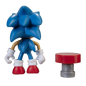 Sonic 4"- Classic Sonic w/Spring- Wave 4 (Online) Articulated
