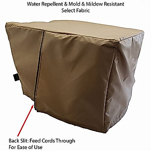 DCFY Printer Dust Cover Compatible with Epson Workforce Pro WF-4830 | Waterproof | Tan Select - Padded