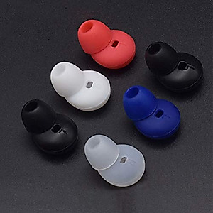 Earphone Sleeve- 5 Pairs Headset Cover Silicone Anti- Slip Replacement Earpads Ear Gel for Gear Circle SM- R130 (Watermelon Red) Earphone Sleeve