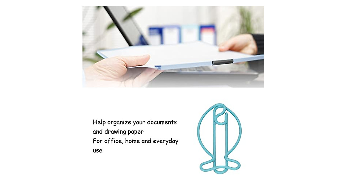 Fish-Shaped Metal Paper Clips for Office and School - Durable & Stylish