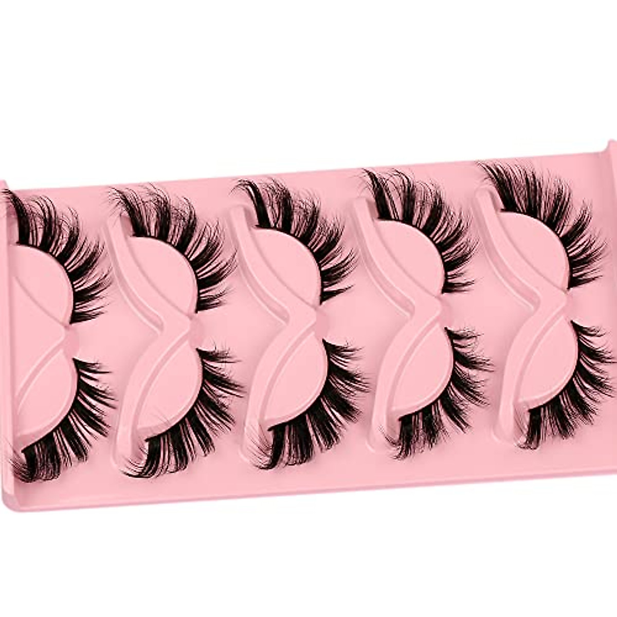 False Eyelashes Fox Eye Lashes Fluffy Faux Mink Lashes Wispy Angel Wing Lashes Volume Long Sexy Fake Eye Lash Pack Bratz Doll Lashes By Milllruez
