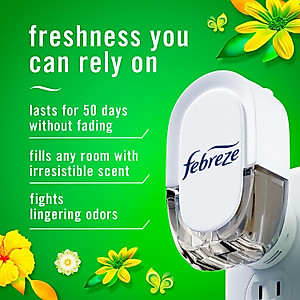 Febreze Odor-Fighting Fade Defy PLUG Air Freshener Refill, Gain Original Scent, (3) .87 fl. oz. Oil Refills