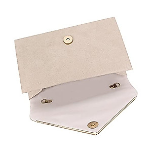 Naimo Suede Evening Bag Clutch Handbag Velvet Flap Envelope Clutches Wedding Party Prom Bridal Purse