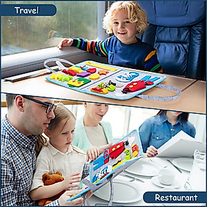 Busy Board Montessori Toys for Toddler Baby Toys Sensory Toys for Autistic Children Fine Motor Skills Baby Activity Center Toddler Activities Airplane Toy Toddler Travel Toys