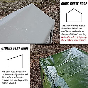 SELIMON 174 US Gallon Outdoor Storage Box Waterproof Soft Shell Tarpaulin Deck Box for Patio Furniture Outdoor Cushions, Throw Pillows, Garden Tools and Pool Toys