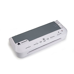 Optiazure 9-Inch Thermal Laminator, Laminating Machine for Office Home School Use, Quick Warm-Up, Auto Shut Off Protection. OPL-401