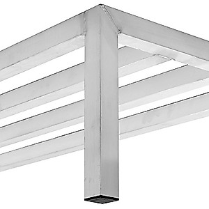 Gusto - 24" Aluminum Dunnage Rack, Each