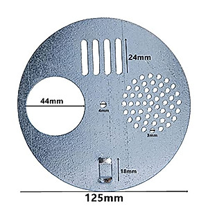 DoubleWood 6PCS Bee Hive Nuc Box Entrance Gates, Entrance Disc (Diameter:4.84") - Beekeeping Equipment Beehive Tool