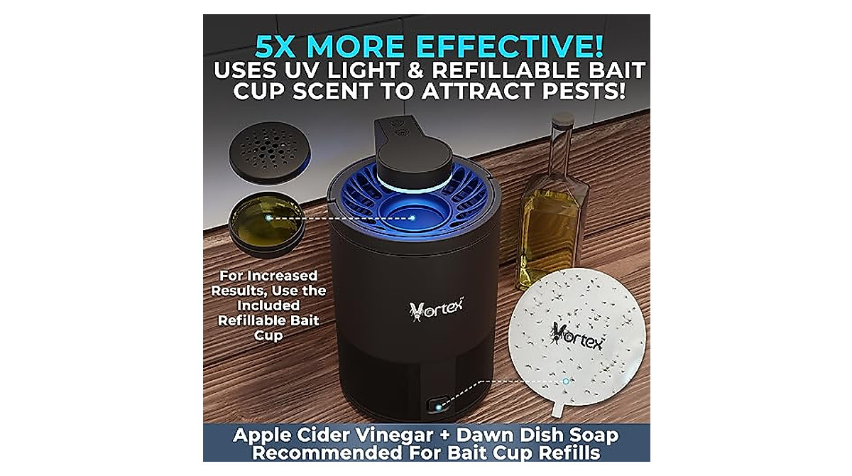 Vortex Indoor Insect Trap - Powerful Bug Catcher & Killer