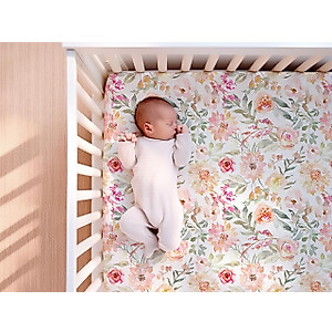 Premium Girls Crib Sheet Set - 2 Pack | Ultra-Soft Bedding for Crib Mattress and Toddler Beds | Girls Comfort and Elegance by Max&So…